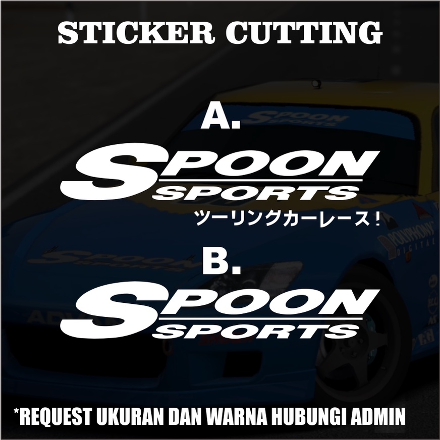 Jual Stiker Cutting Spoon Sports / Sticker Cutting | Shopee Indonesia