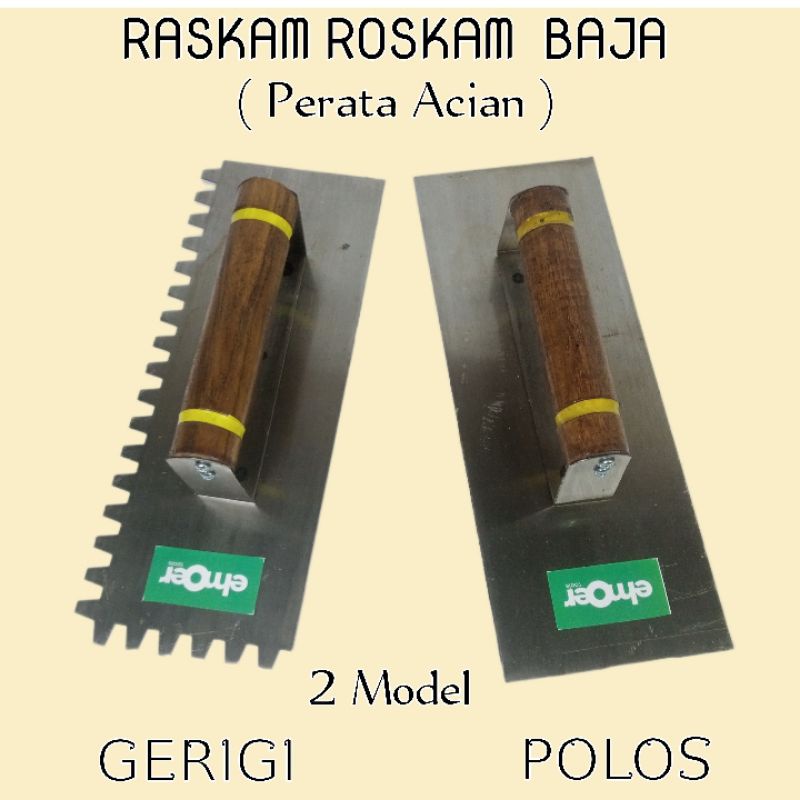 Jual RASKAM ROSKAM LEPAN BESI BAJA PUTIH TEBAL UNTUK PERATA ACIAN ...
