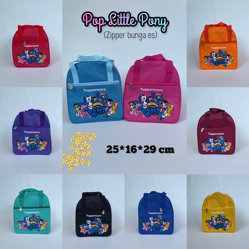 Jual Pop Bag Little Pony (zipper bunga es) | Shopee Indonesia
