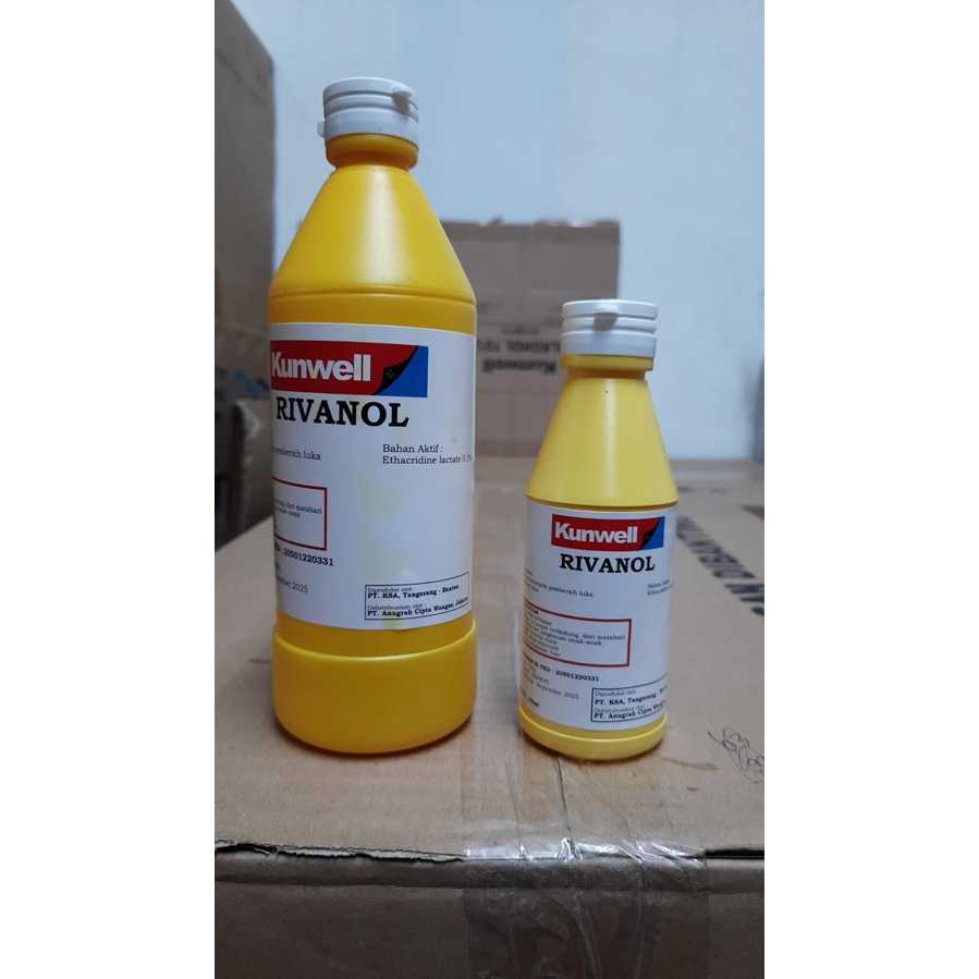 Jual Rivanol 100 dan 300 ml Antiseptik - Kunwell | Shopee Indonesia