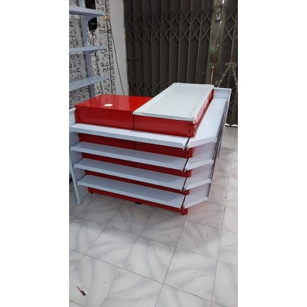 Jual meja kasir rak kasir rak minimarket rak supermarket | Shopee Indonesia