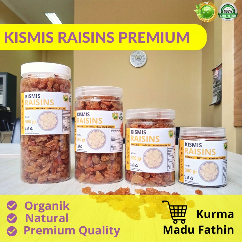 Jual Kismis Arab Golden Raisin Jumbo Premium 1 Kg Fresh | Shopee Indonesia
