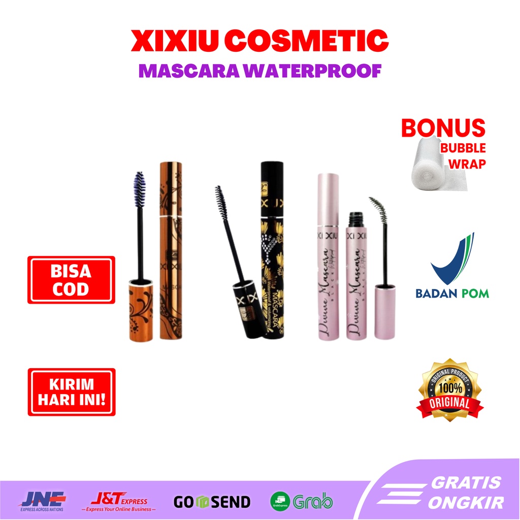 Jual Xi Xiu Mascara BPOM Divine Waterproof Volumizing Pink Maskara ...