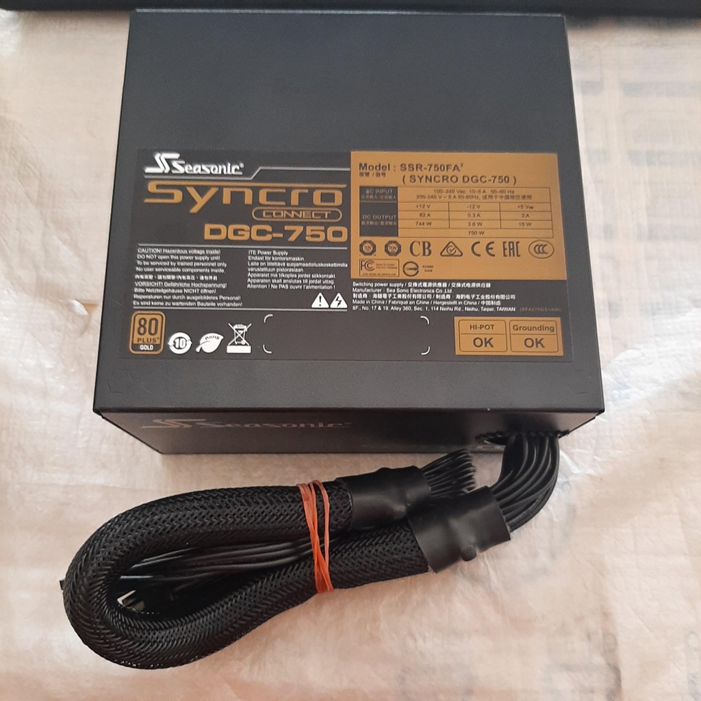 Jual Seasonic Syncro CONNECT DGC-750 SSR-750FA2 750W 80 Gold Full Modular | Shopee Indonesia