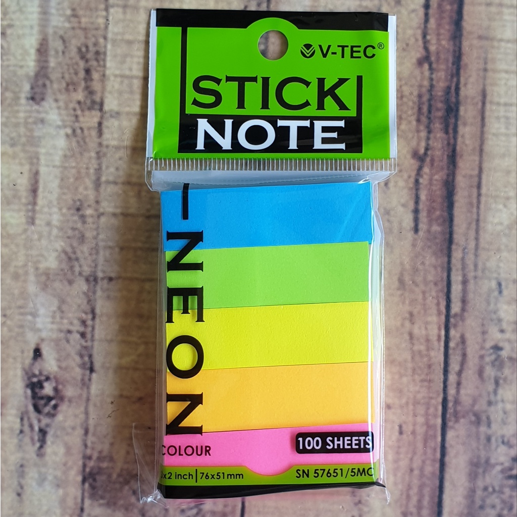 Jual V-TEC Sticky Notes SN 57651/5MC | Shopee Indonesia