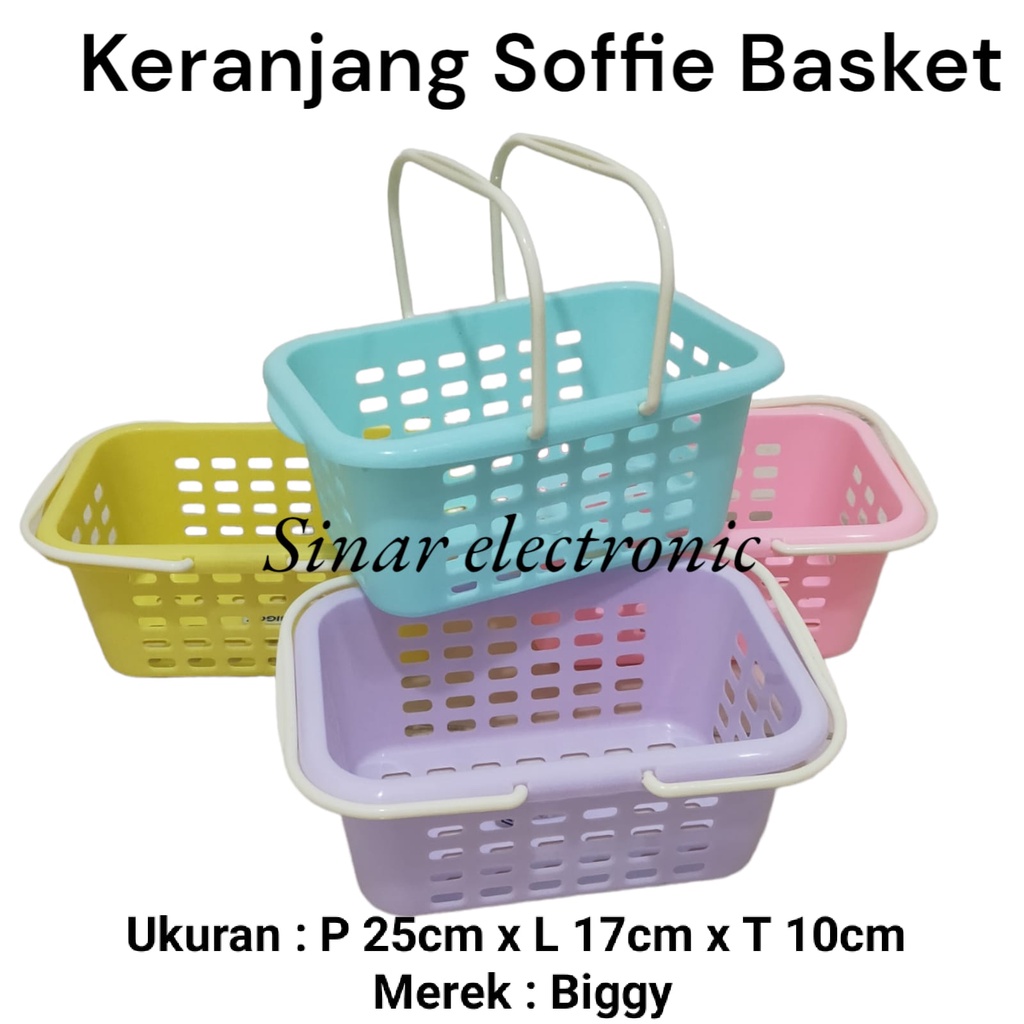 Jual Keranjang Soffie Basket biggy /Keranjang Barang Belanja/Keranjang ...