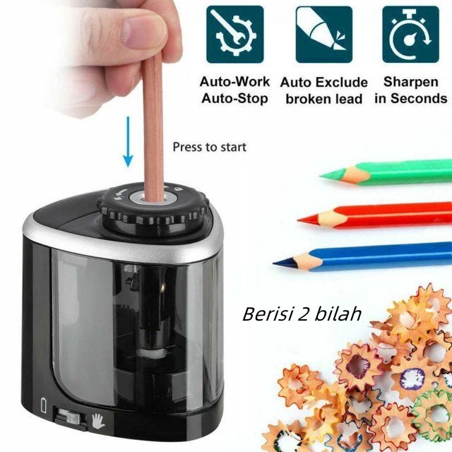 Jual Rautan Pensil Elektrik / PENCIL SHARPENER - TENWIN 8005 ...