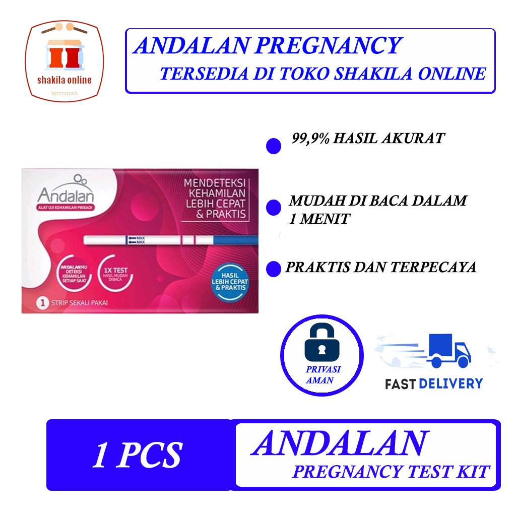 Jual Andalan Pregnancy Test Kit / Test Kehamilan Akurat / Alat Uji Cek ...