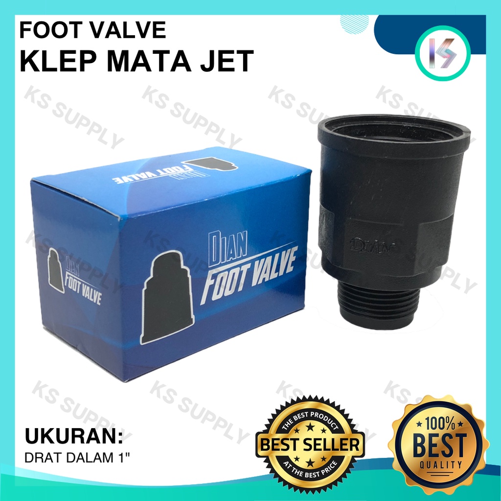 Jual FOOT VALVE MATA JET MEREK DIAN | FOOT KLEP | SPARE PART POMPA AIR ...