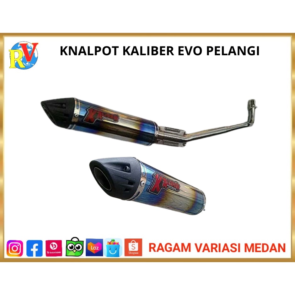 Jual KNALPOT RACING KALIBER EVO PELANGI MEGA PRO VERZA | Shopee Indonesia