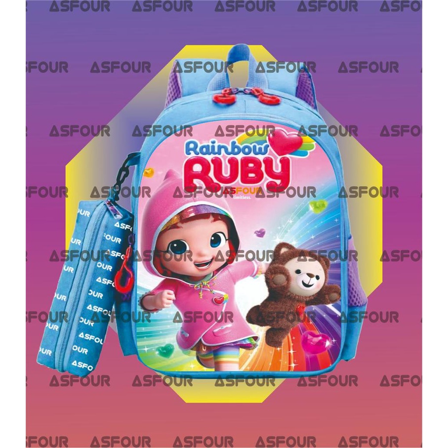 Jual Storeallen - Rainbow Ruby Tas Sekolah Ransel Sekolah Anak ...
