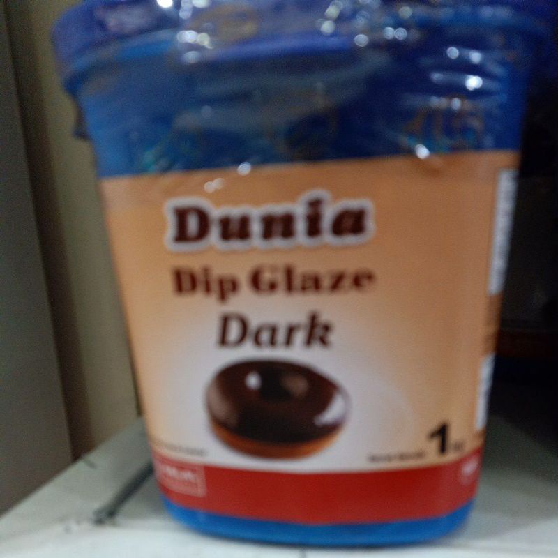 Jual Dunia glaze Dark coklat 1kg | Shopee Indonesia