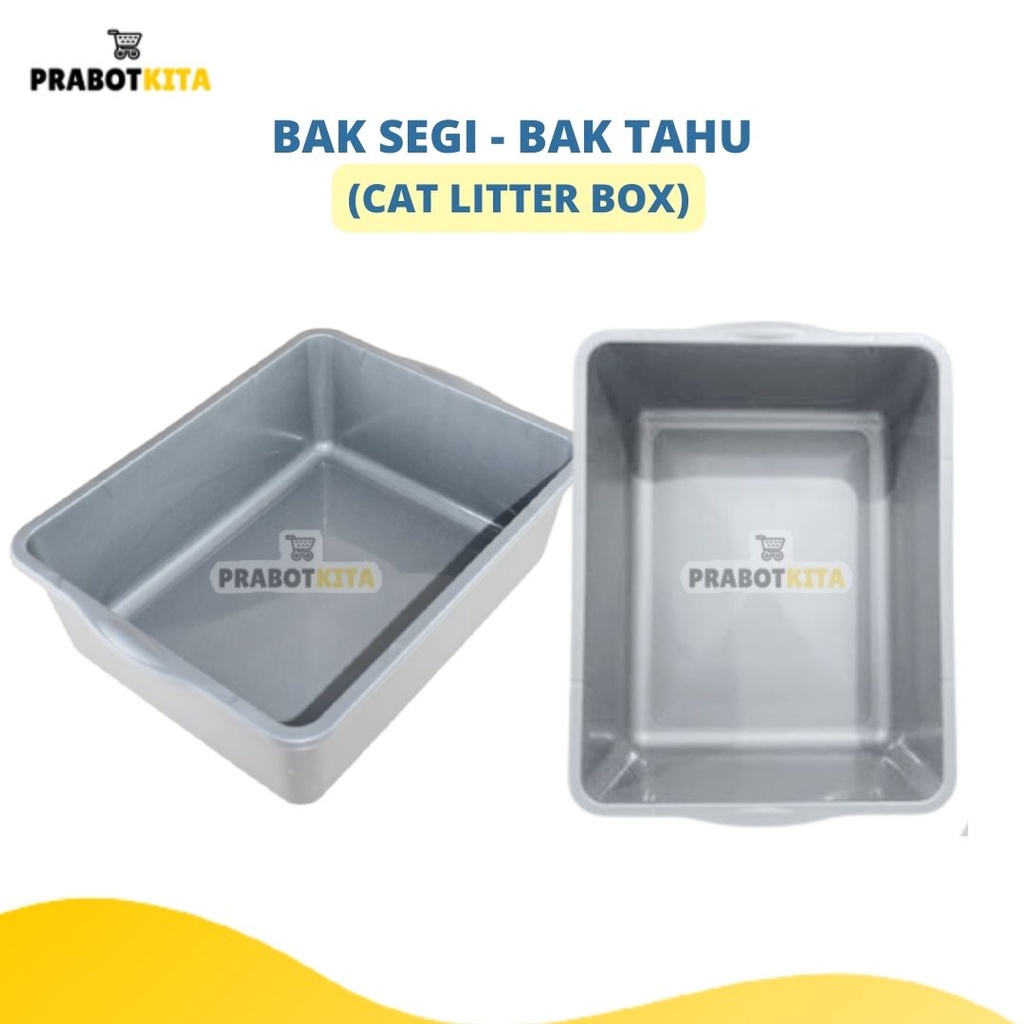 Jual Bak Pasir Kucing - Baskom Segi MKW / Bak Tahu / Cat Litter Box ...
