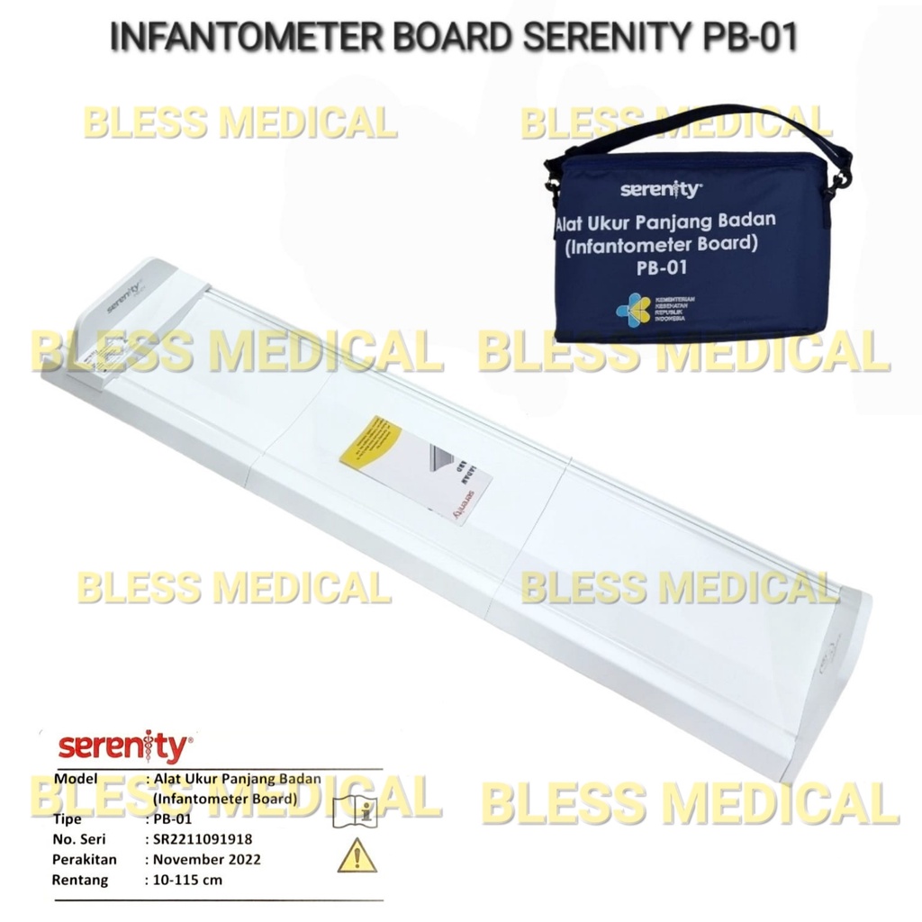 Jual Alat Ukur Panjang Badan Bayi Serenity PB-01 Infantometer Board ...
