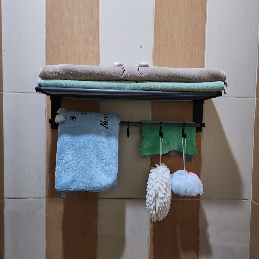 Jual Rak Gantung Jemuran Handuk Dinding / Towel Hanger A1015 Rak Handuk ...