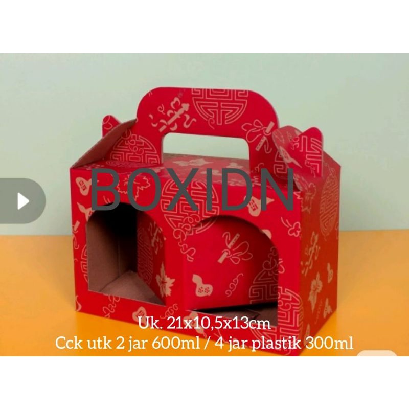 Jual Box Imlek 2 Jar 600ml Box Imlek 3 Jar 600ml Box Imlek Cookies Box ...