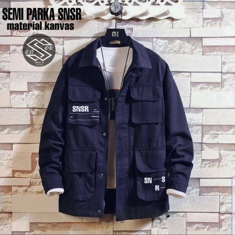 Jual JAKET SNSR JAKET SEMI PARKA /JAKET MAHASISWA/JAKET SIMPLE TERBARU ...
