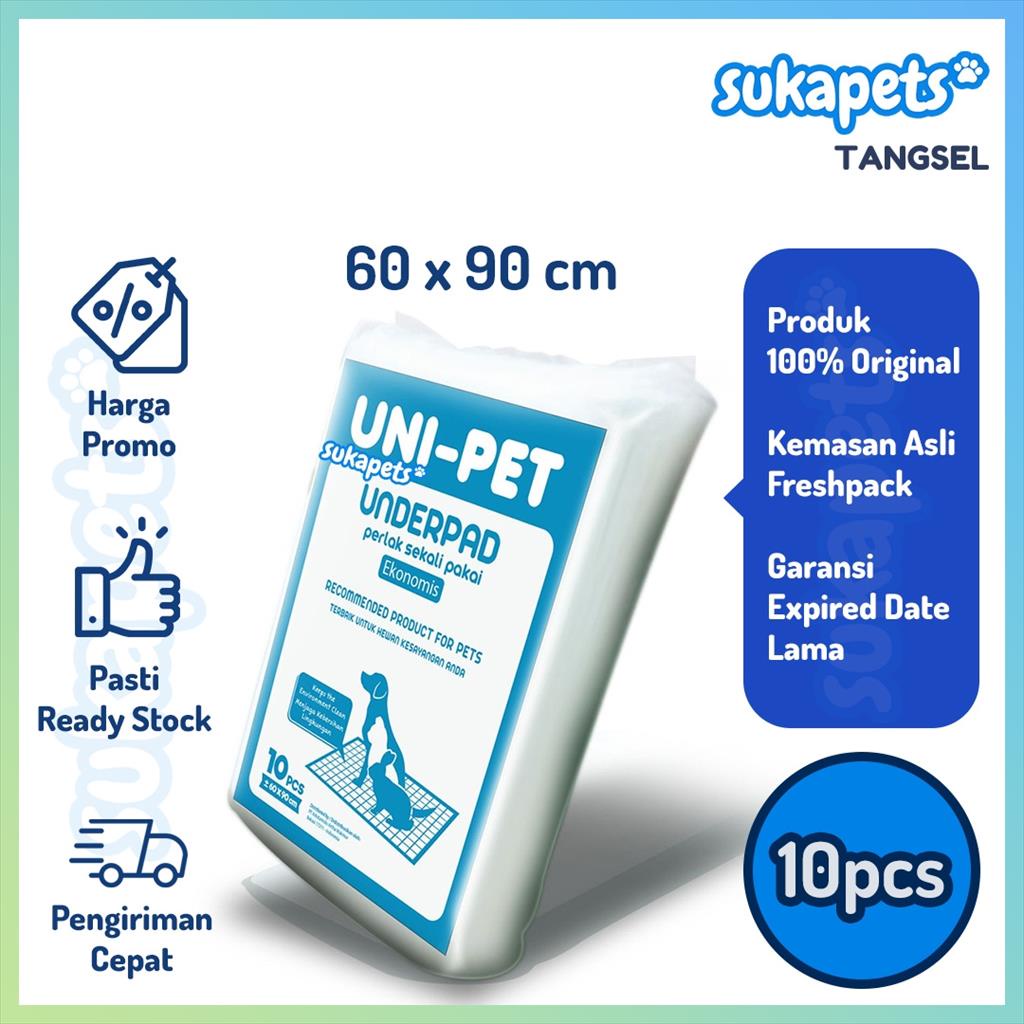 Jual Unipet Underpad Perlak Alas Pipis BAB Hewan Peliharaan XL 60x90 ...
