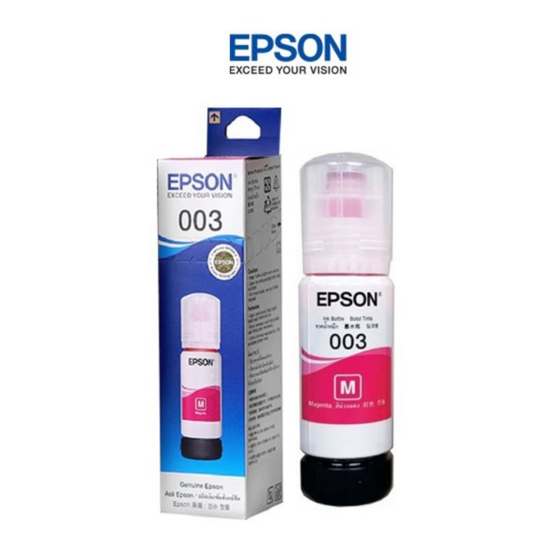 Jual tinta epson 003 series printer epson Original L1110 L1210 L3110 ...