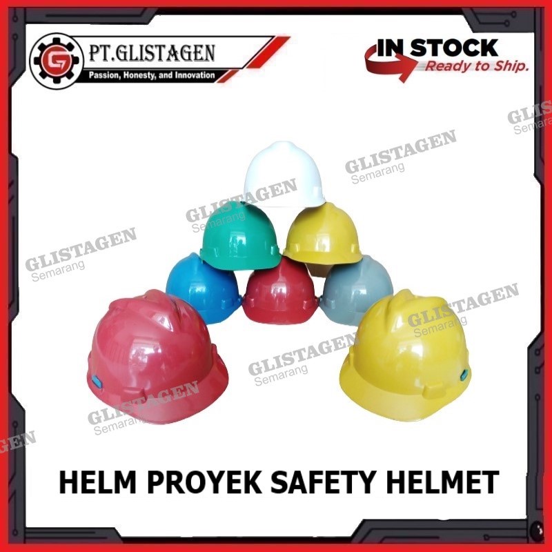 Jual Helm Proyek Safety Helmet All Size Include Inner Ring Tali Dagu ...