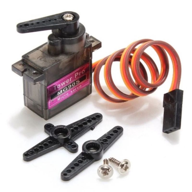 Jual servo tower pro mg90s micro mini mg 90s motor servo for arm robot ...