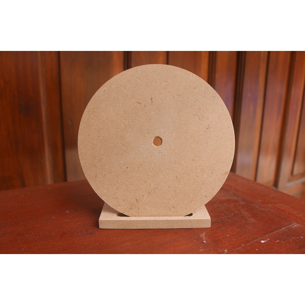 Jual Kayu MDF untuk Bahan Jam Meja atau Jam Duduk Lingkaran diameter 14 ...