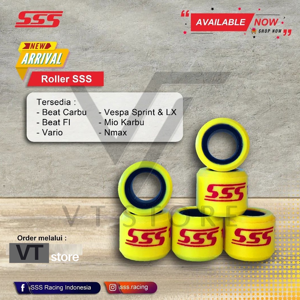 Jual Roller Matic SSS Racing Honda Beat Vario Yamaha Nmax Mio Vespa ...