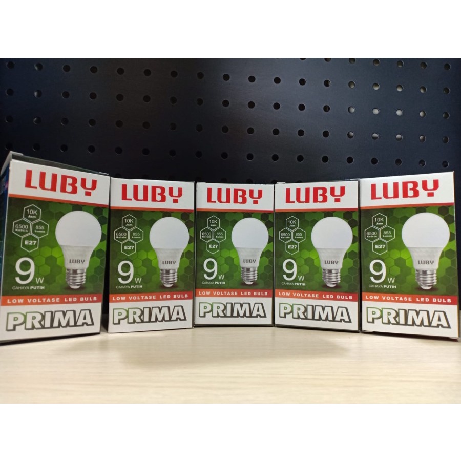 Jual BohlamLed LUBY PRIMA 9W Lampu Led Bulb Cahaya Putih 9 Watt ...