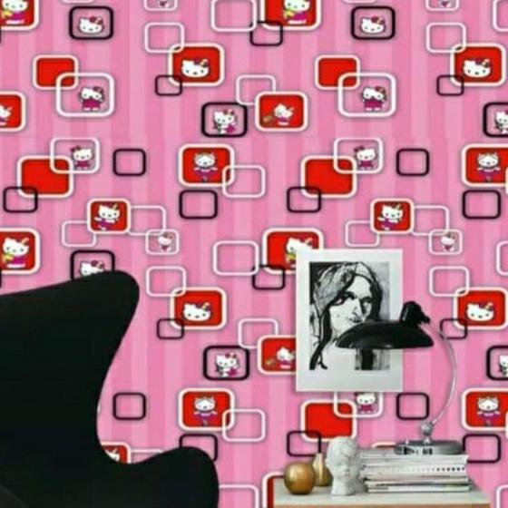 Jual Wallpaper HK KOTAK KOTAK 3D - Wall Sticker Dinding 9m x 45CM ...