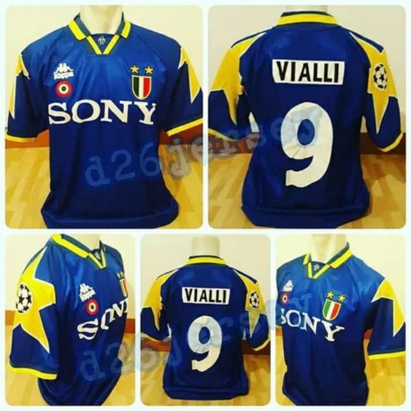 Jual Jersey RETRO JuventusS Away 1996 / 1997 Tribute Gianluca Vialli ...