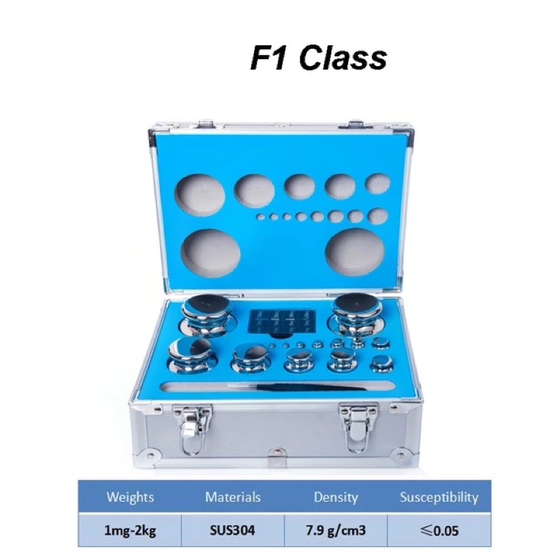 Jual Anak timbangan (batu timbang) 1mg - 2kg OIML kelas F1 | Shopee Indonesia