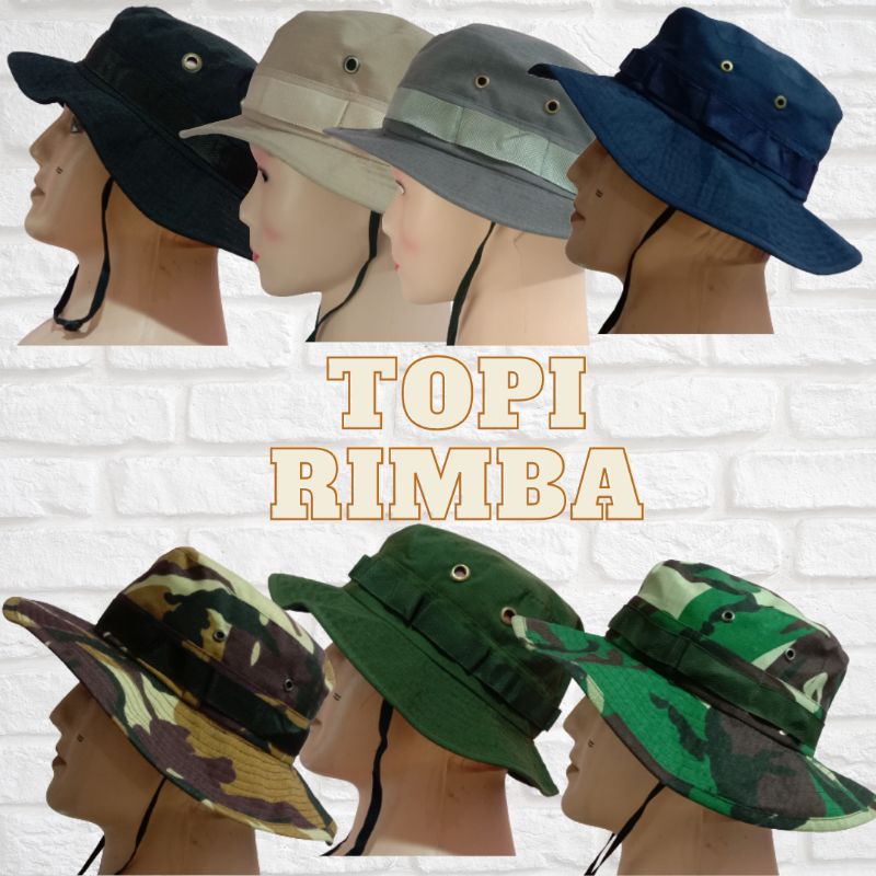 Jual TOPI RIMBA OUT DOOR TOPI GUNUNG ANAK DEWASA | Shopee Indonesia