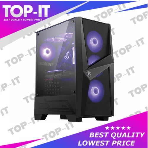 Jual CASING MSI MAG FORGE 101M - ATX GAMING CASE 4 FAN RGB | Shopee ...