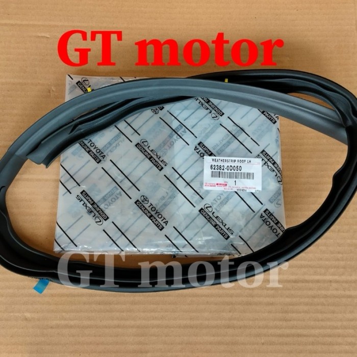 Jual 62382-0D050 Weatherstrip Karet Rel Samping Atap Kiri Sienta 2016 ...