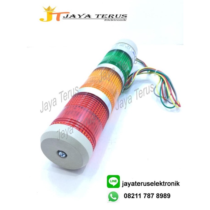 Jual Tower Light 3 Lampu Warning Lamp Buzzer Tower Light 220v24 V