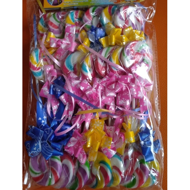 Jual Permen Lollipop - Permen Lollipop bermacam-macam bentuk 1pack isi ...
