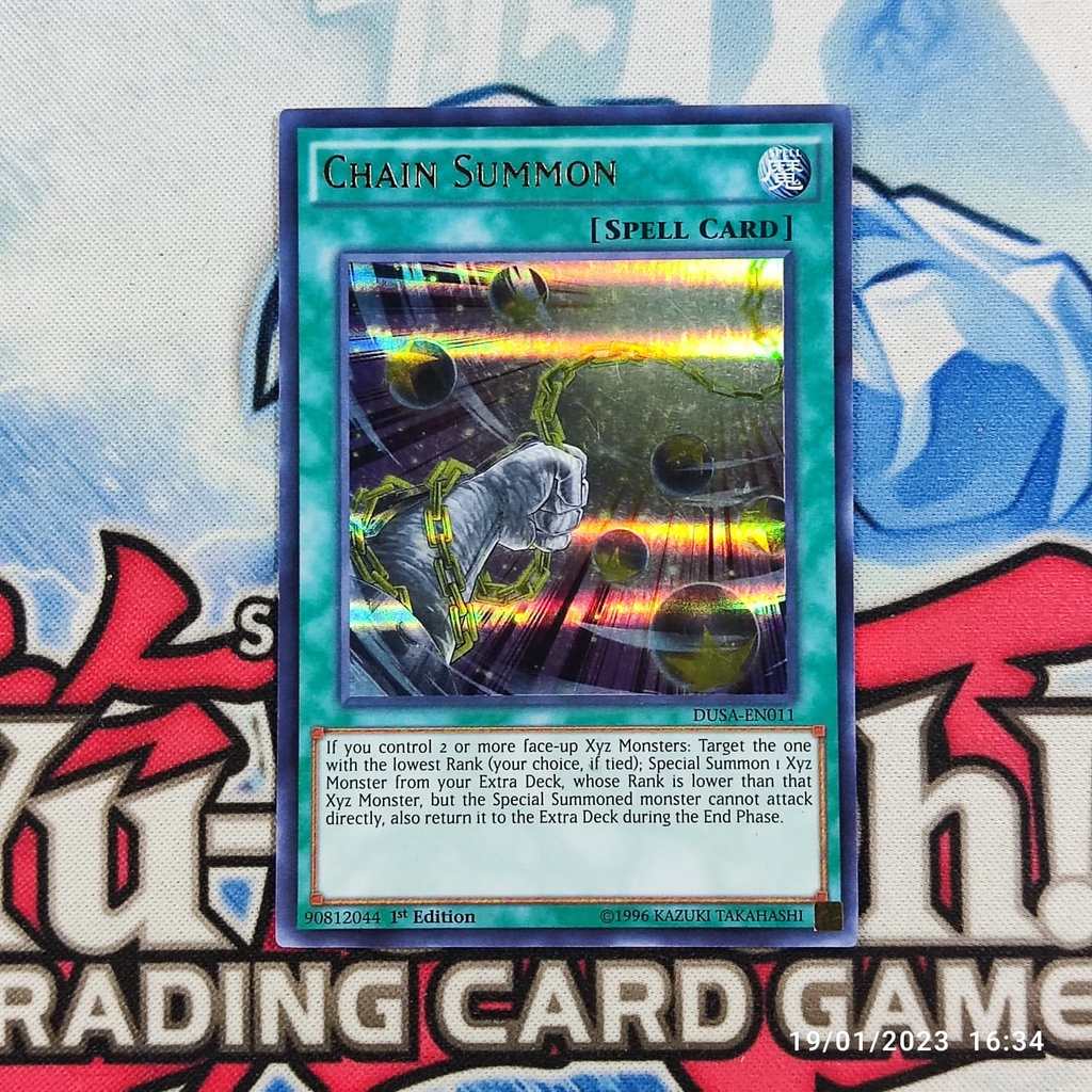 Jual yugioh chain summon DUSA ultra rare 1st original | Shopee Indonesia