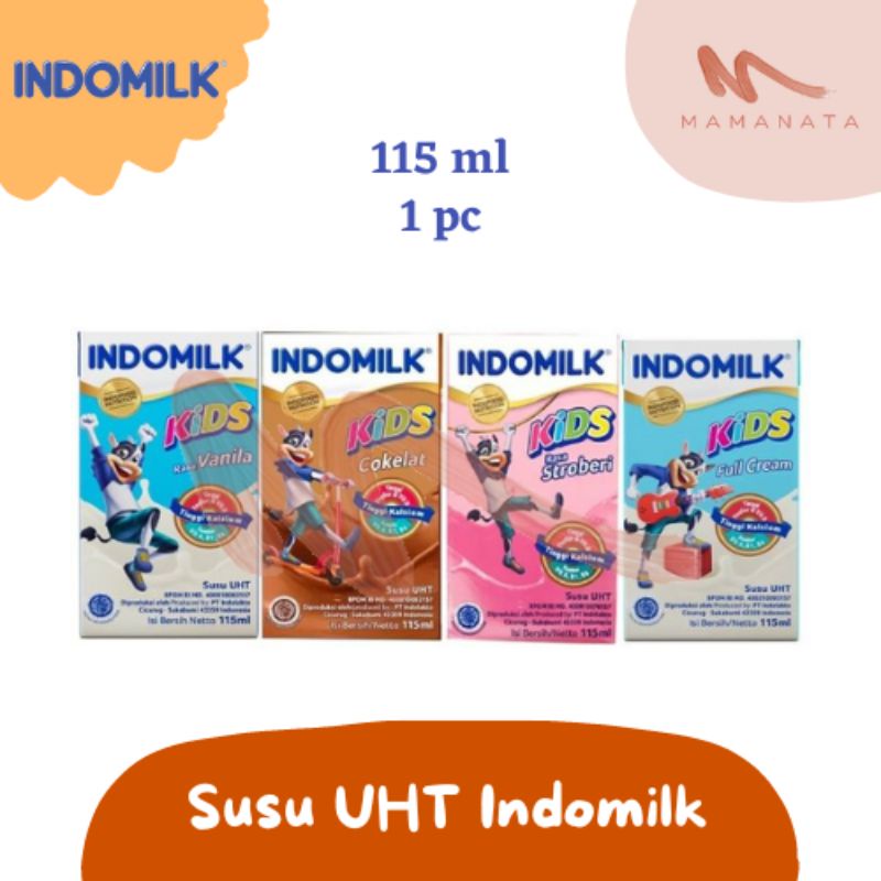 Jual Susu UHT Indomilk Kids 115 ml | Shopee Indonesia