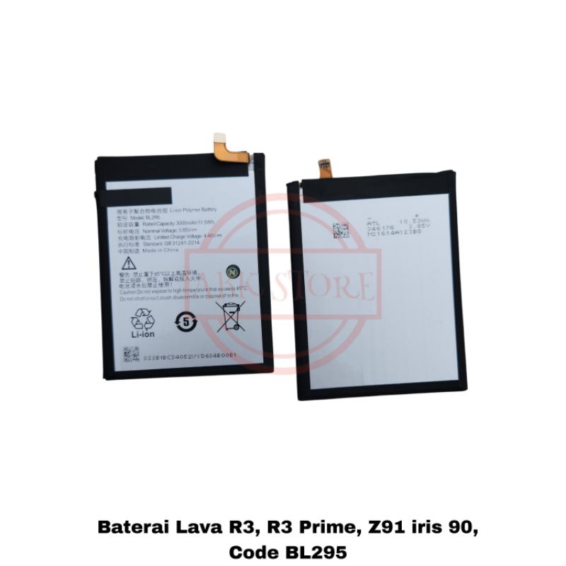 Jual BATRE BATERAI BATTERY LAVA IRIS R3 / IRIS 90 / R3 PRIME / Z91 ...