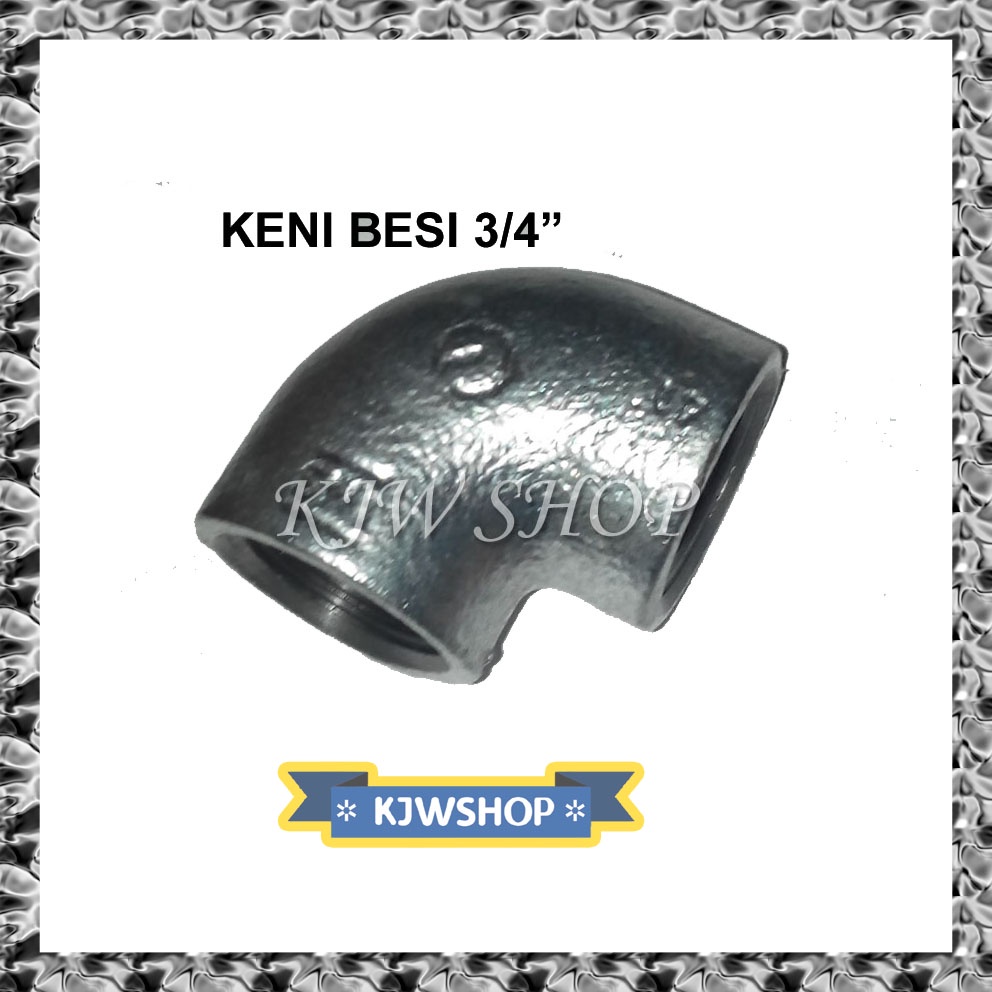 Jual Keni Besi 3/4" Knee Galvanis 3/4 Inch Knie Besi Galvanis 3/4" Keni ...