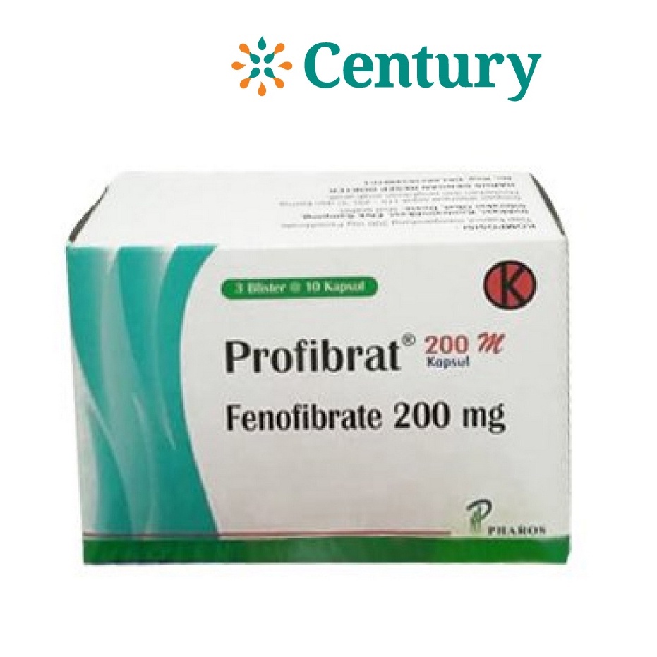 Jual PROFIBRAT 200 M 1 STRIP ISI 10 TABLET / FENOFIBRATE / TRIGLISERIDA ...