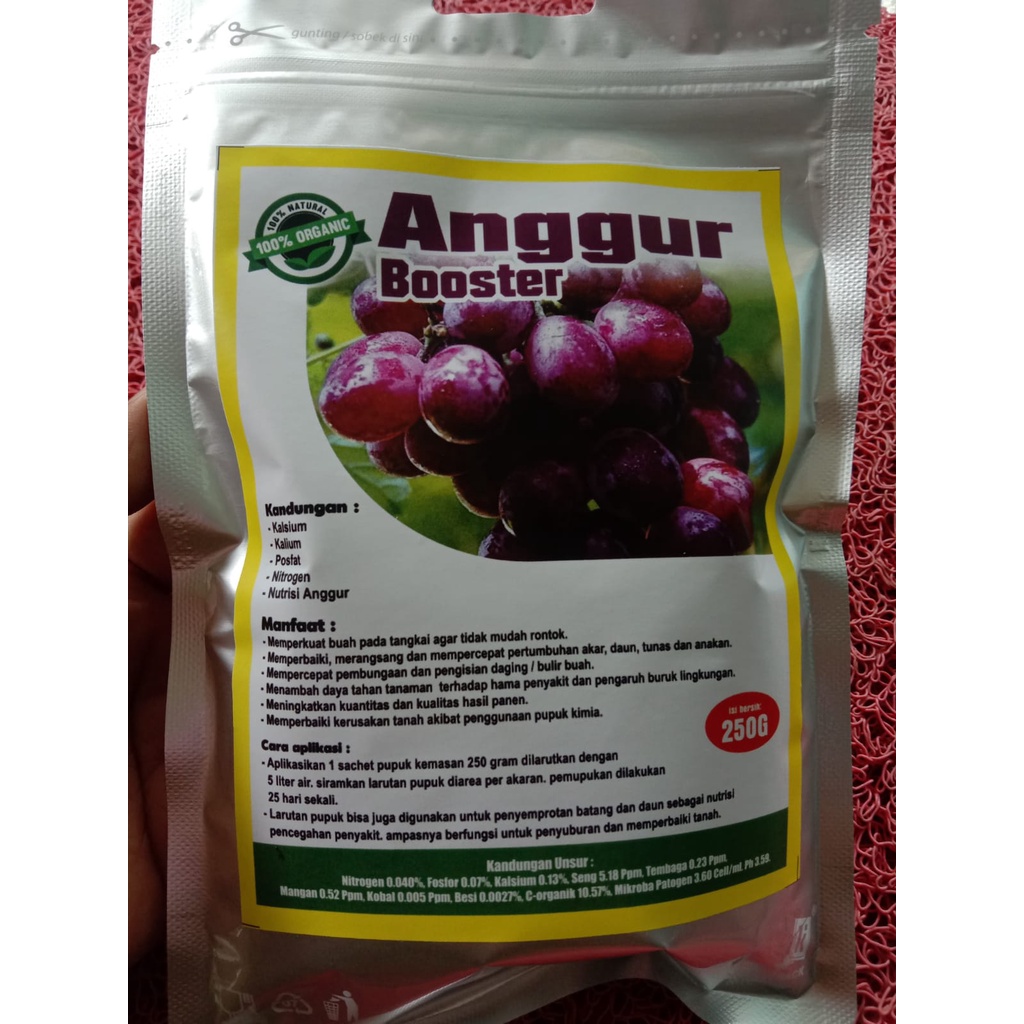 Jual Organik Booster Buah anggur Penyubur dan mempercepat pembuahan besar dan lebat | Shopee ...