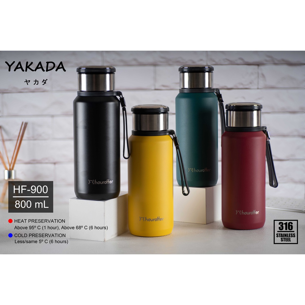 Jual yakada botol thermos HF-900 stainless steel 800ml | Shopee Indonesia