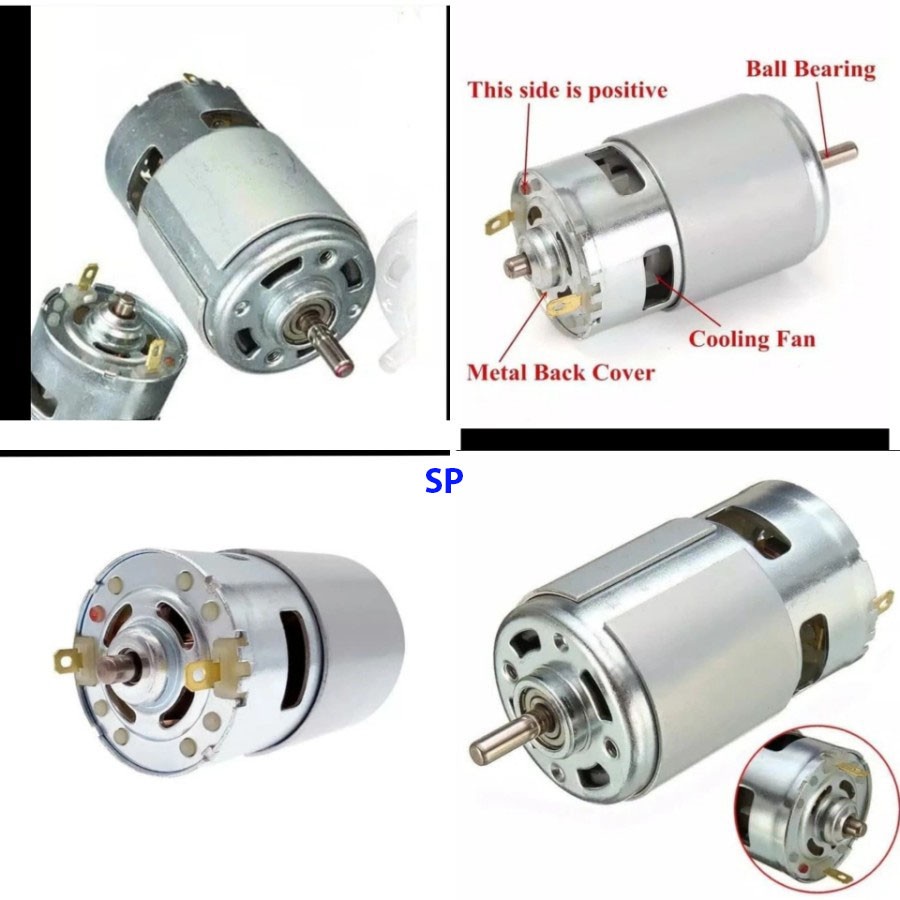 Jual dinamo LS 775 PC SP/ DC 12V/ MOTOR DINAMO 775 dc 12v | Shopee ...