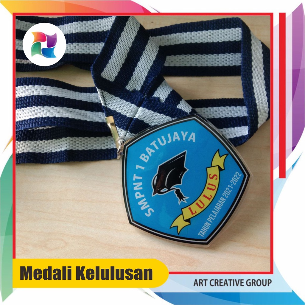 Jual MEDALI WISUDA CUSTOM/MEDALI AKRILIK LAPIS RESIN KUAT DAN TIDAK ...