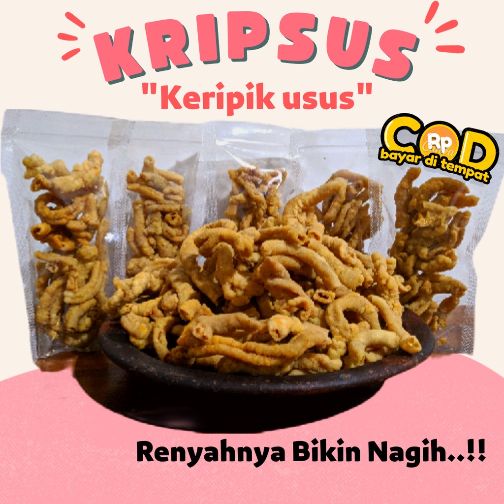 Jual KRIPIK USUS KERIPIK USUS AYAM VIRAL ORIGINAL RENYAH GURIH NIKMAT ...