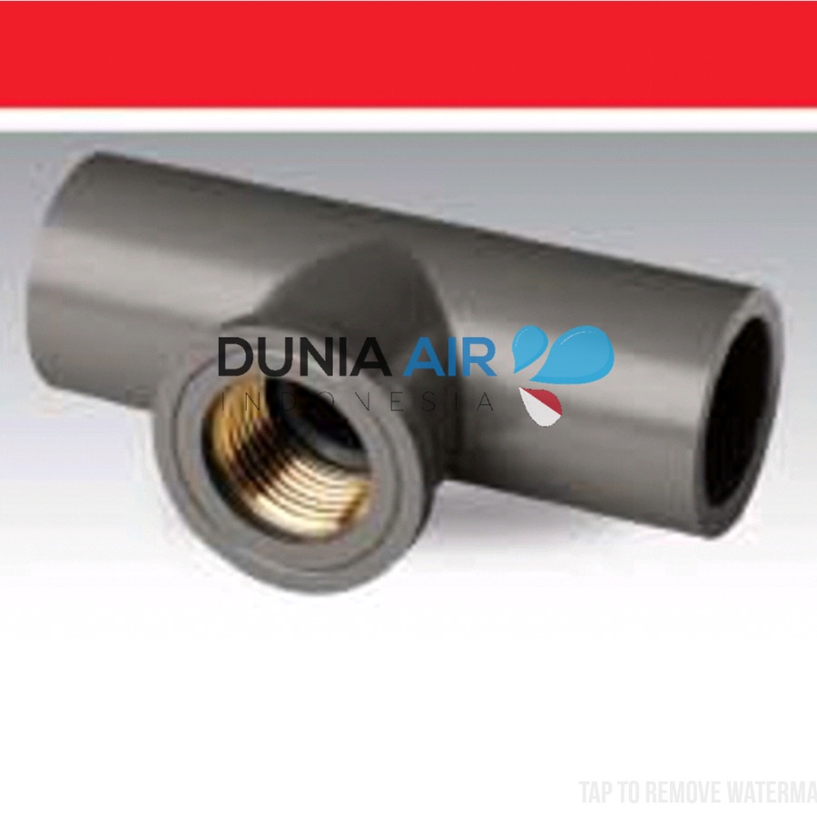 Jual SAMBUNGAN PIPA PVC TEE DRAT KUNINGAN RUCIKA AW 1/2 INCH FITTING PIPA | Shopee Indonesia
