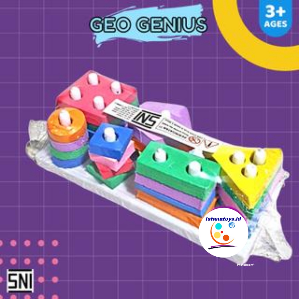 Jual ID Mainan Edukatif Geo Genius 6 Bentuk | Shopee Indonesia