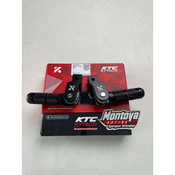 Jual FOOTSTEP KTC KYTACO AEROX LEXI FSB 11 HITAM | Shopee Indonesia