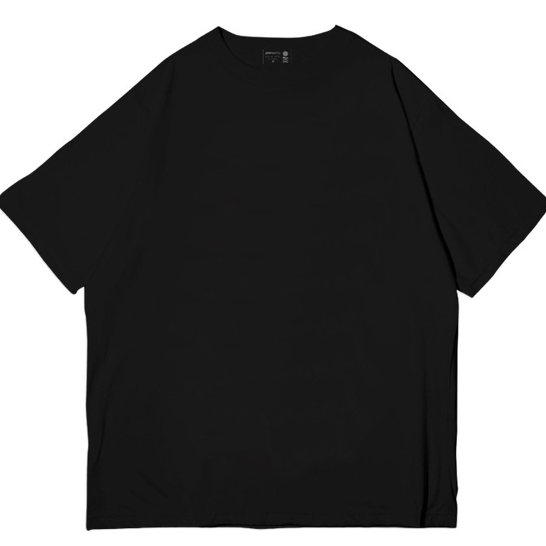 Jual PLAIN Oversize T-Shirt - Jet Black (Kaos Polos Oversize 24s) | Shopee Indonesia